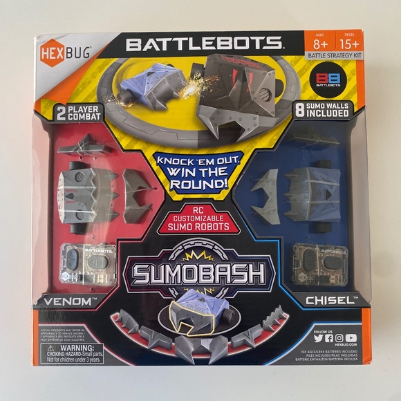 Hexbug | Toys | Hexbug Battlebots Sumobash Robots Remote Control Customizable Robot New | Poshmark